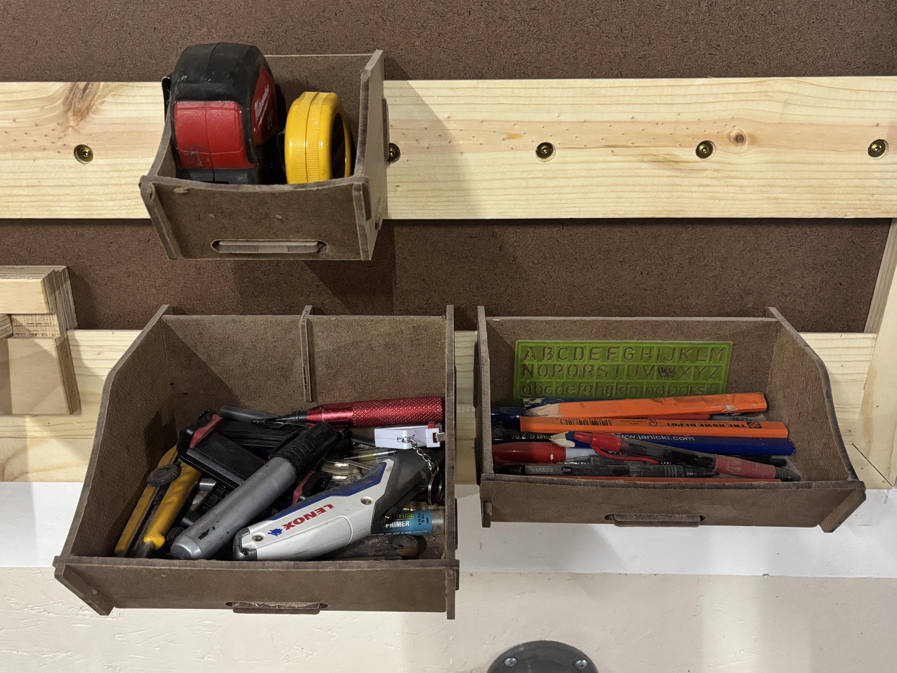 French Cleat Bin Build Plans - Etsy