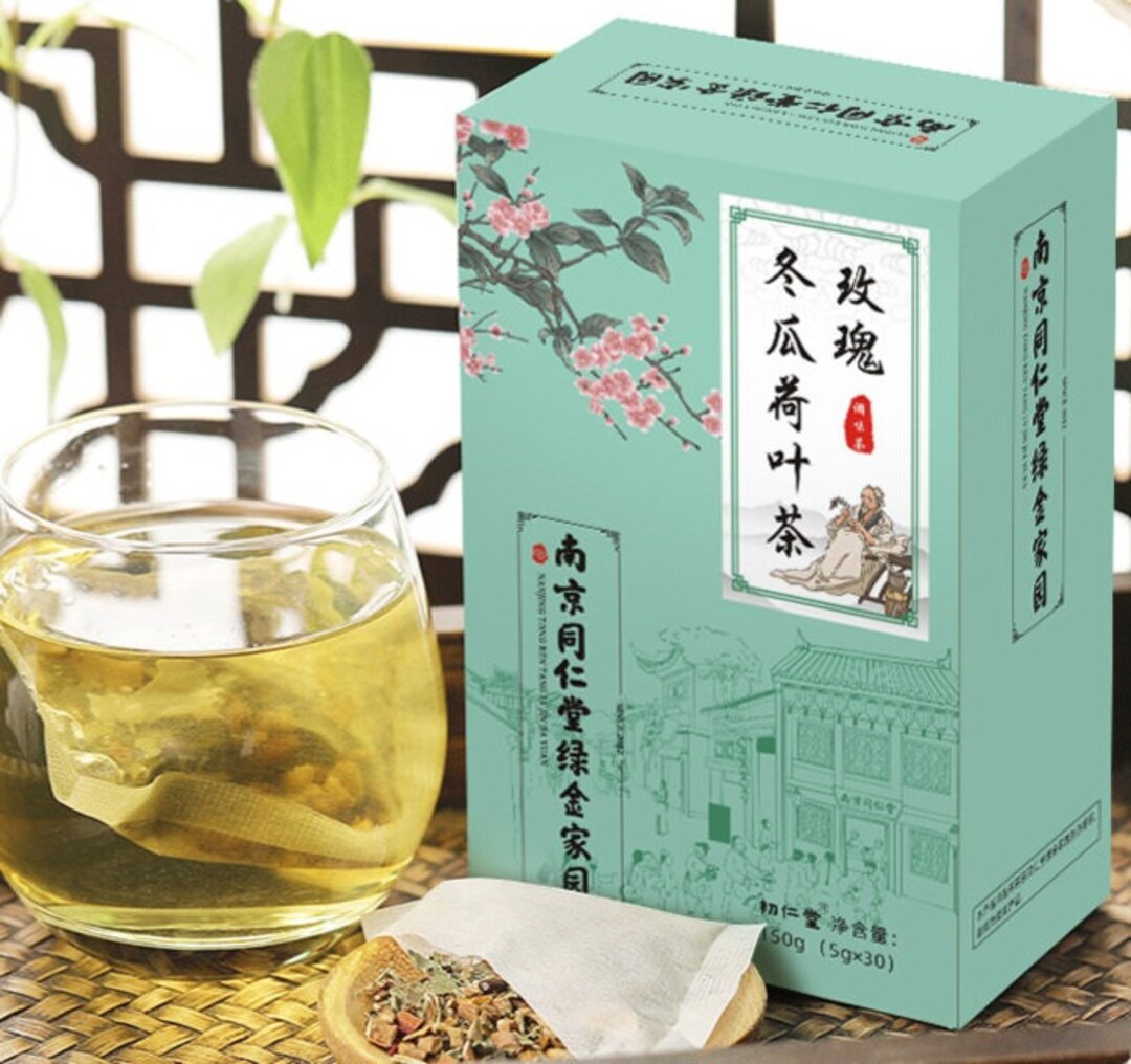 Herbal Tea Rose, Winter Melon and Lotus Leaf Tea 150g 30bag - Etsy