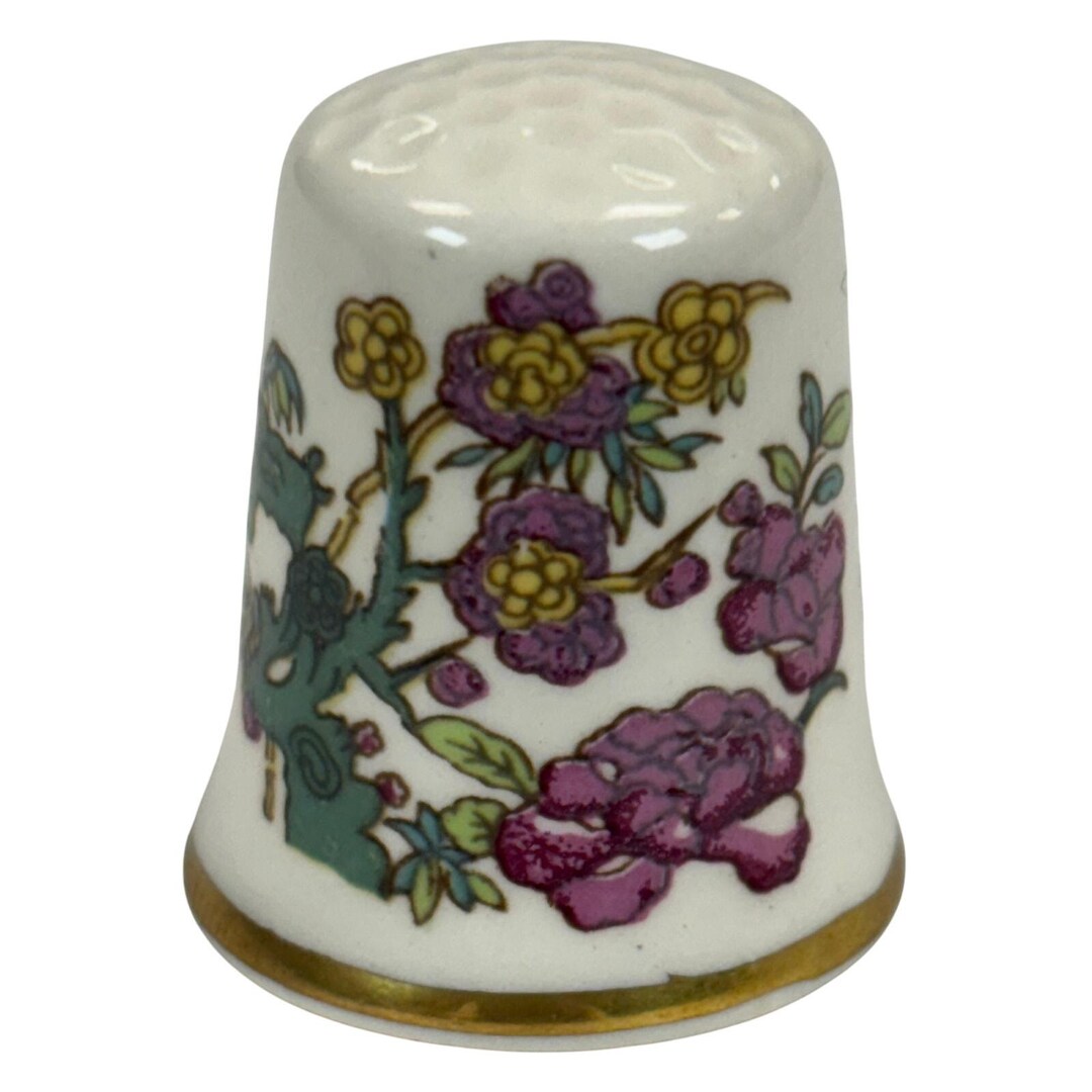 Johnson Brothers England "floral Ironstone" Vintage Collectible Thimble ...