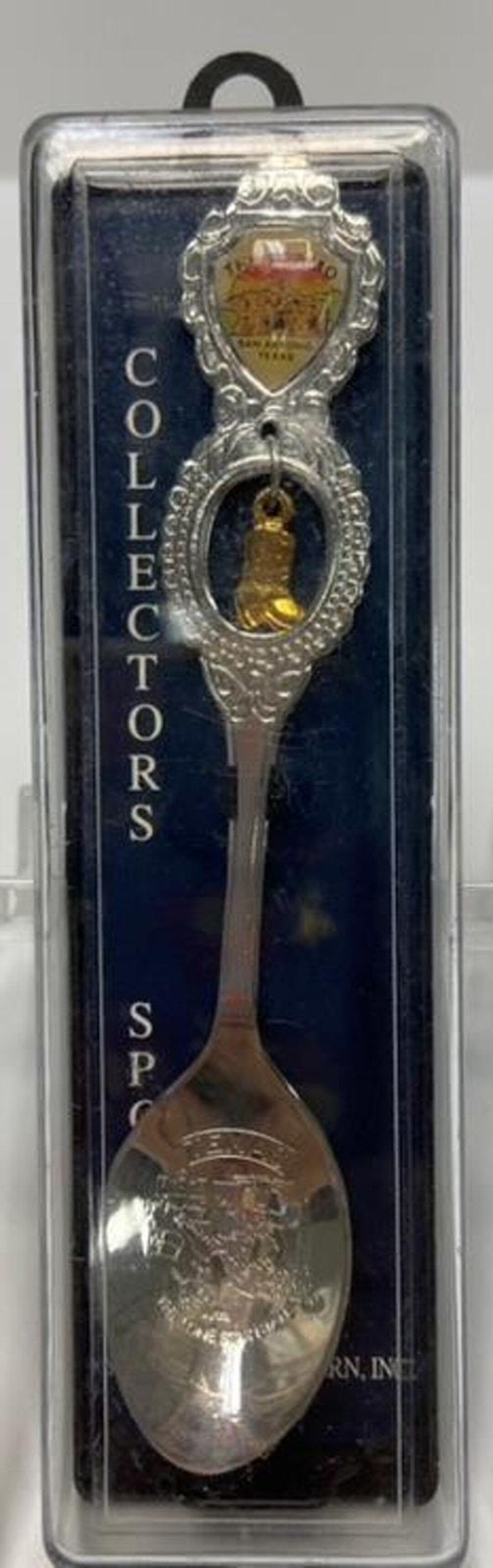 SAN ANTONIO TEXAS Collectors Souvenir Spoon "the Alamo" Cowboy Boot ...