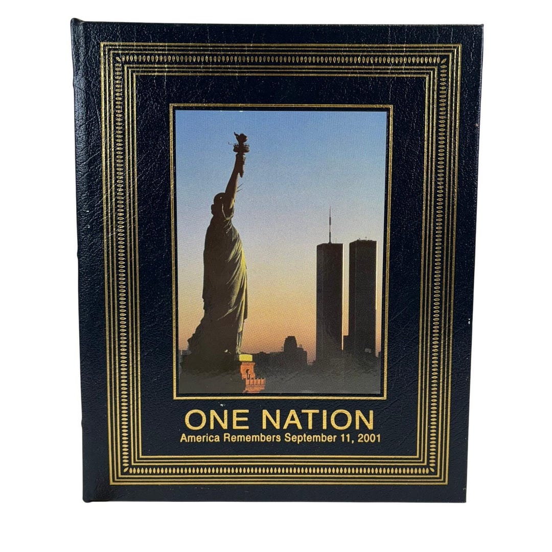 ONE NATION America Remembers September 11, 2001 Collectible Leather ...