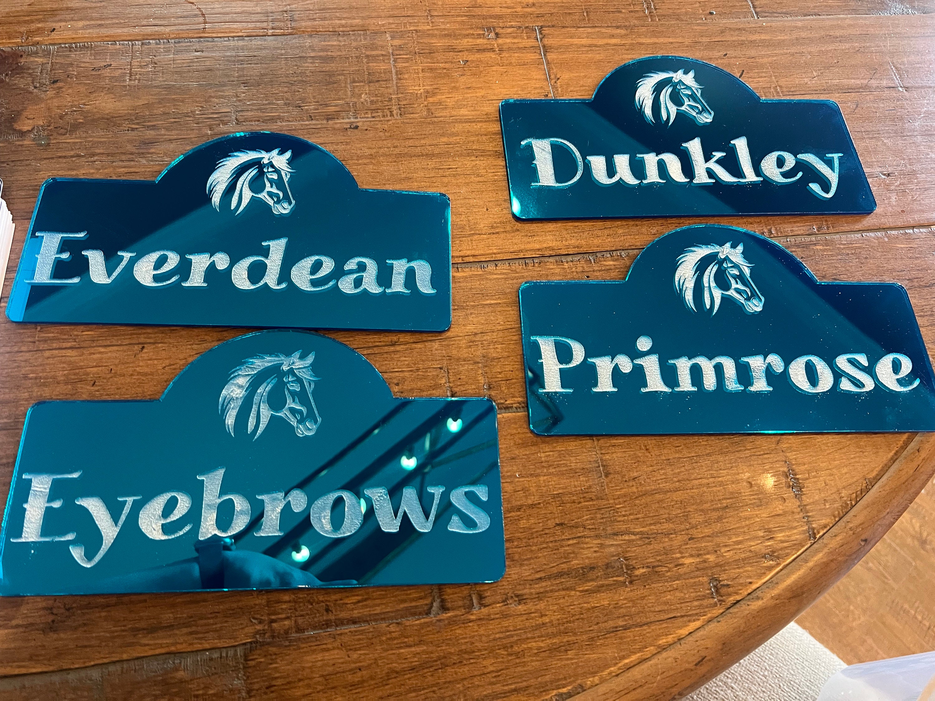 Horse Tack Label, Tack Room Label, Horse Name Plate, Livestock Name ...