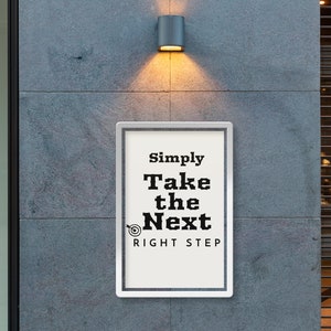 Next Right Step SVG PNG PDF Positive Affirmations - Etsy
