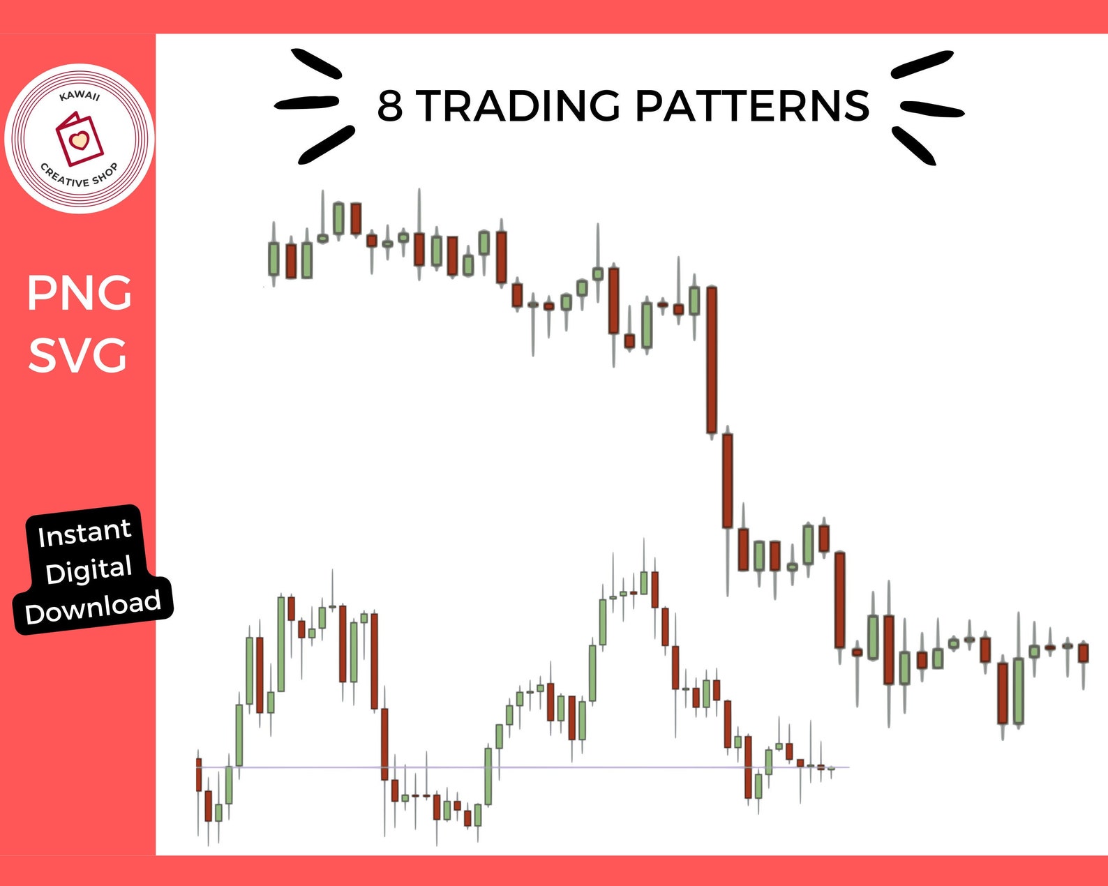Candlestick Patterns Trading Candles SVG Trading Graph SVG PNG Stock ...