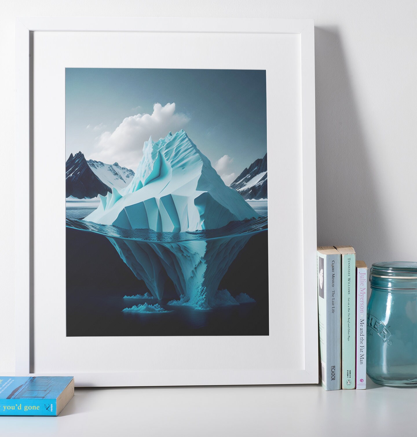 Iceberg Printable Poster Iceberg Wall Art Print Arctic Poster Glacier ...
