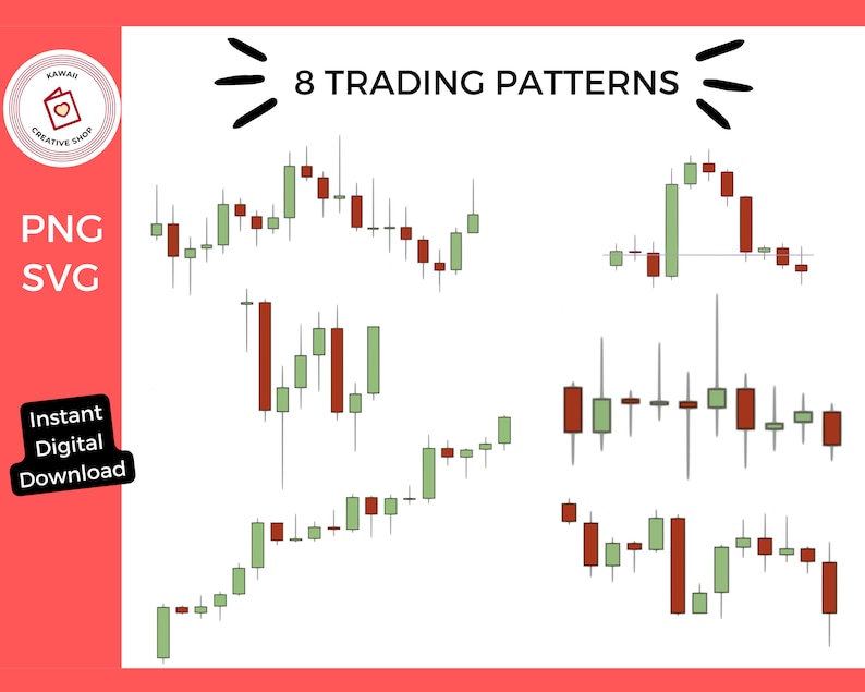 Candlestick Patterns Trading Candles SVG Trading Graph SVG PNG Stock ...