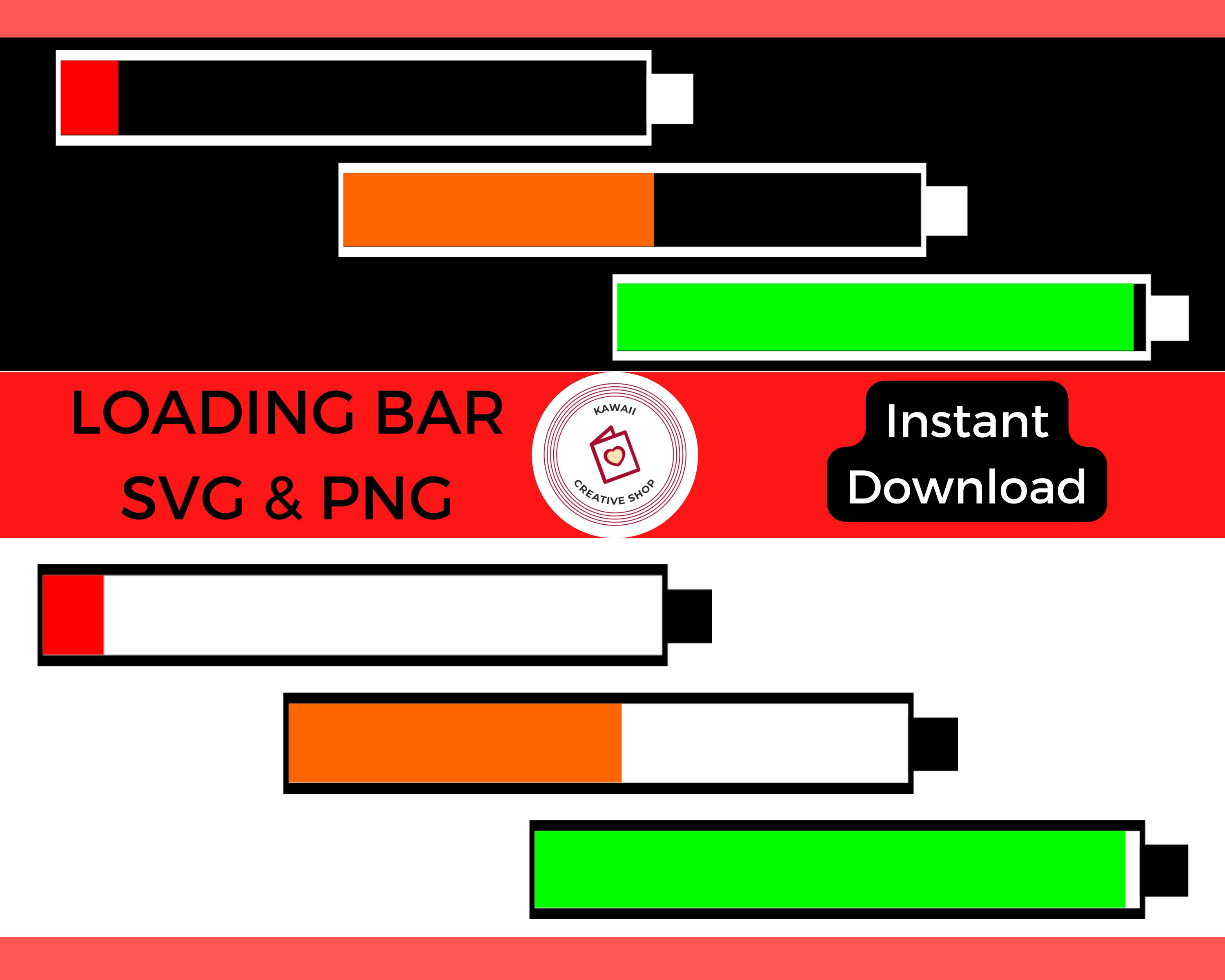 Red Progress Bar Png