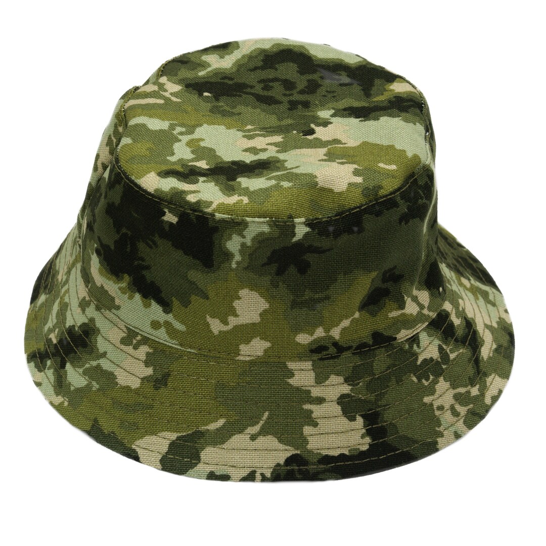 Camouflage Bucket Hat: Cotton Military Style for Boys and Men - Etsy