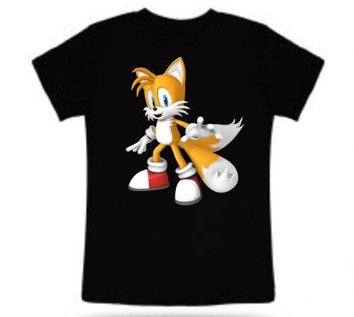 Tails Shirt, Sonic the Hedgehog Shirt, Quick Shipping, Sonic the Movie ...