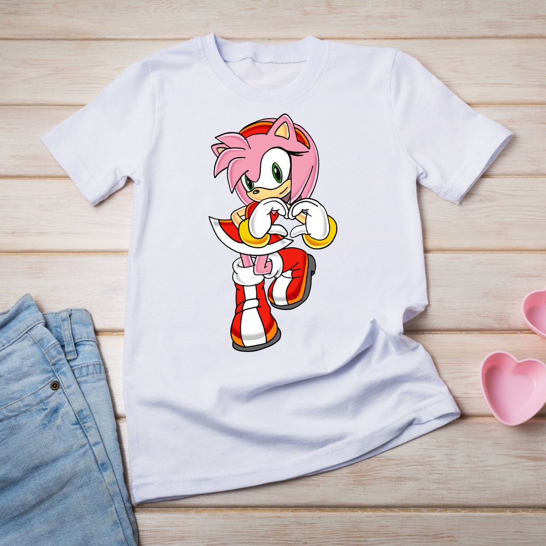Sonic Shirt, Amy Shirt, Custom Birthday Shirt, Quick Shipping, Sonic ...