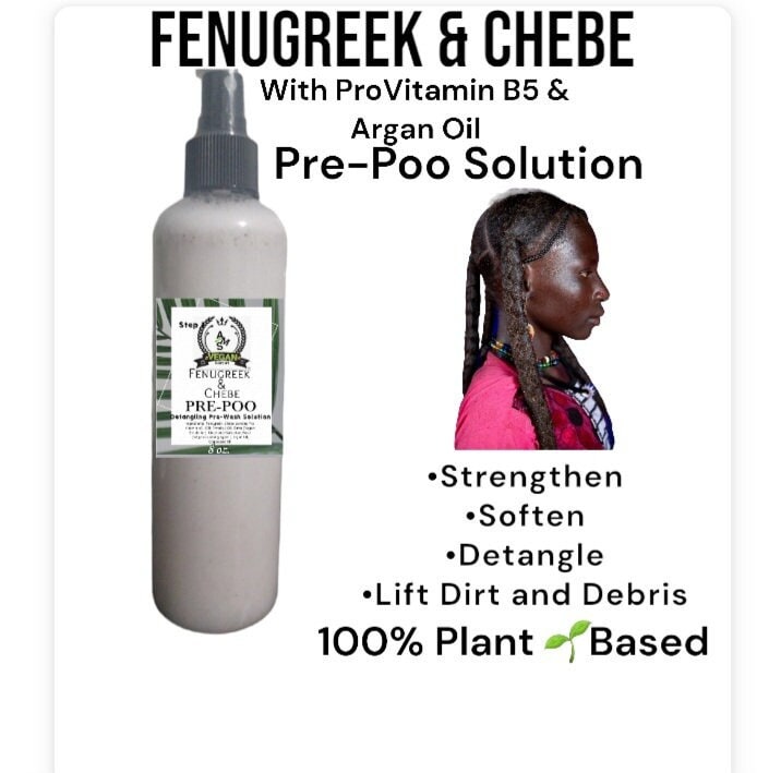 Fenugreek & Chebe Pre-poo Solution *new Spray Bottle* - Etsy