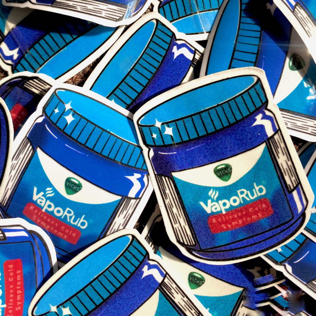 Vicks Vapor Rub Vinyl Cut Die Sticker Mexican Sticker - Etsy
