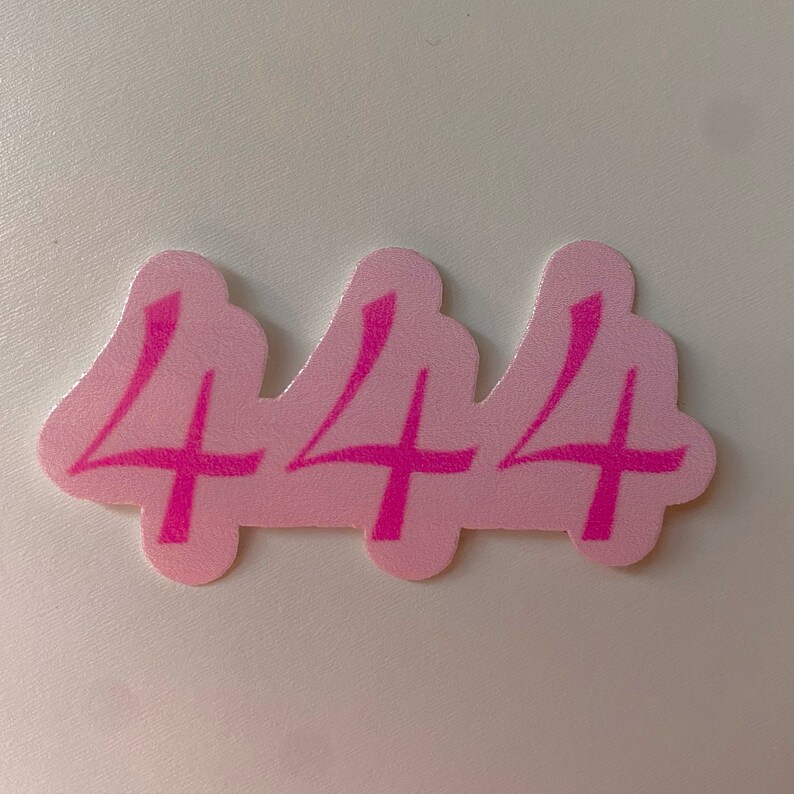 444 Angel Number Sticker - Etsy