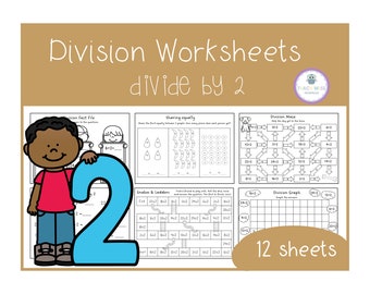 Division Worksheets - Etsy