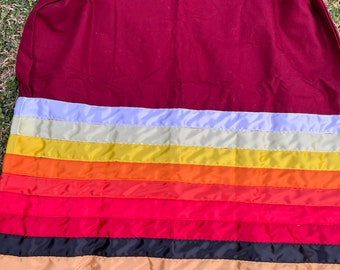 Fire Colors Ribbon Skirt - Etsy