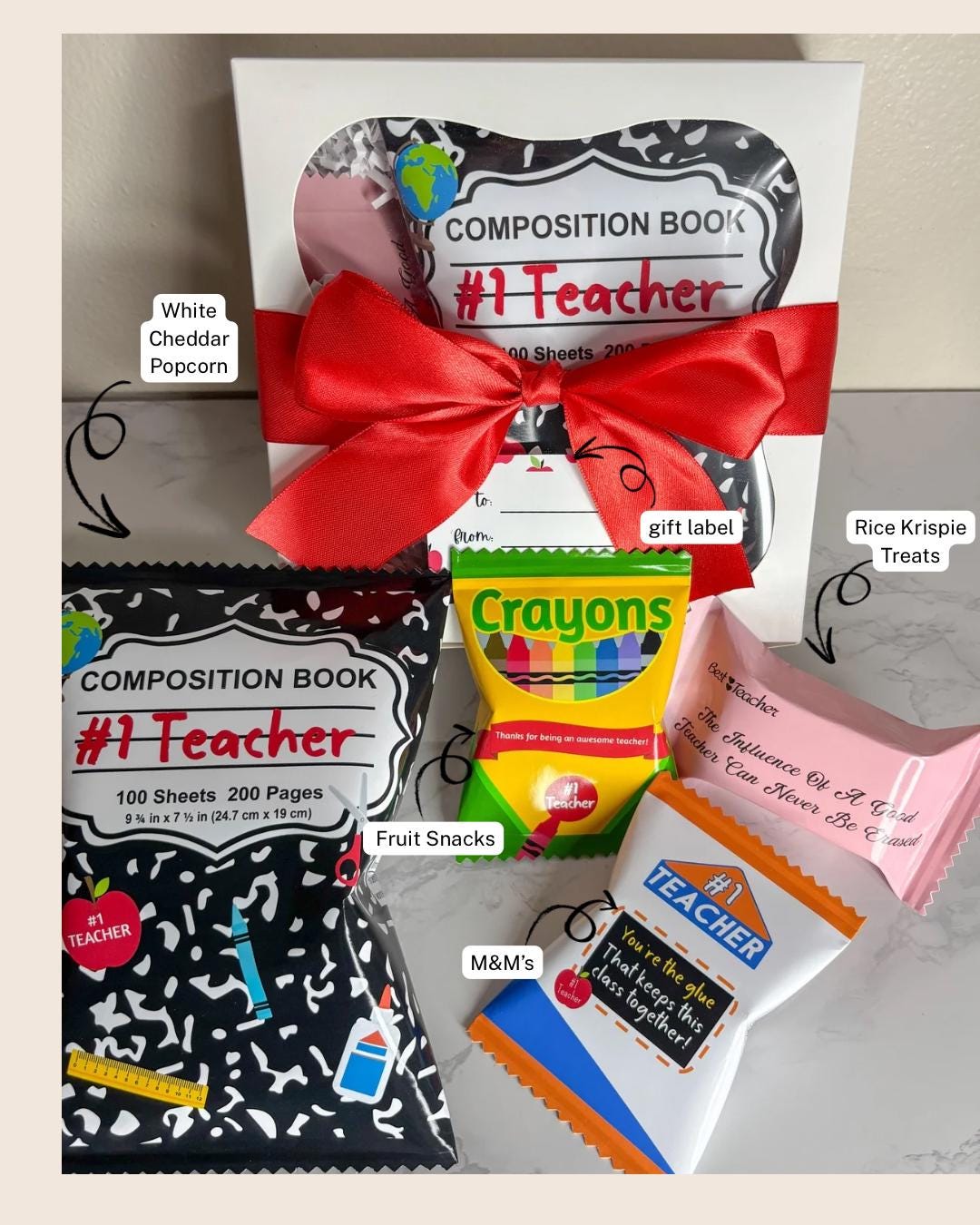Teacher Holiday Goodie Box, Teacher Snacks, Teacher Appreciation Gift ...