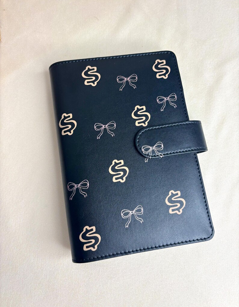 1,000 5,000 Savings Binder, Coquette Bow, Cash Stuffing, Envelope ...