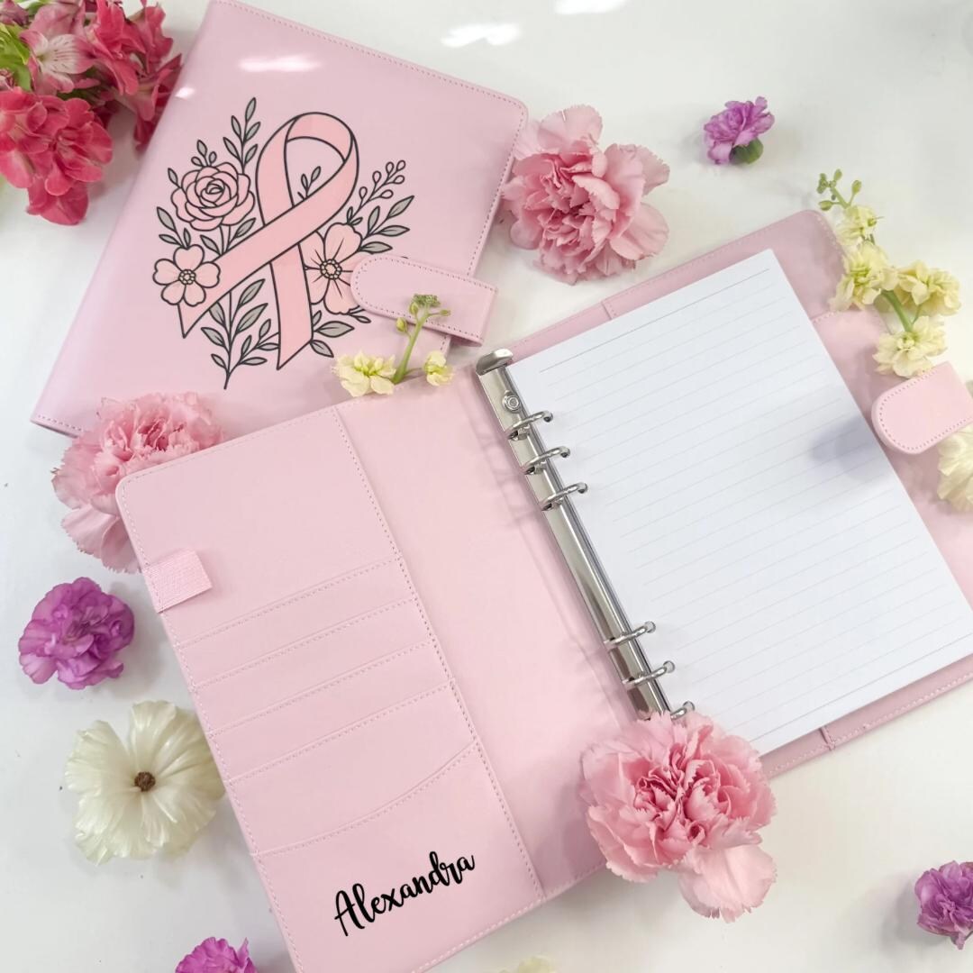 Personalized Breast Cancer Awareness Journal, Cancer Support Gift ...