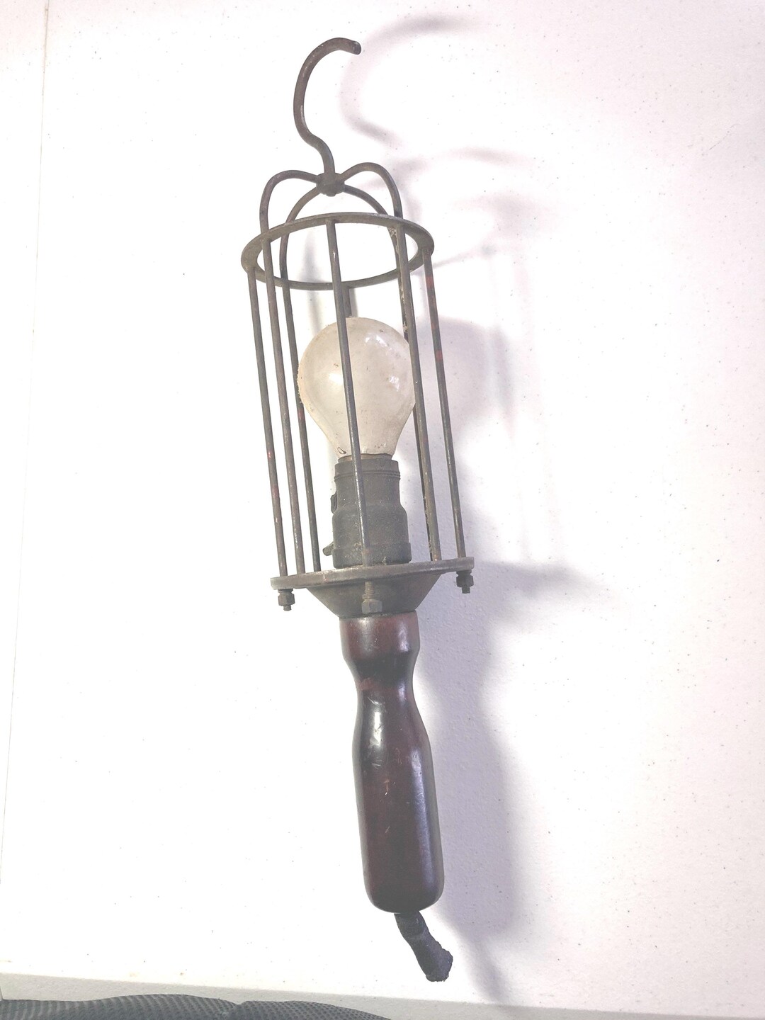 Edison Style Vintage Trouble Light, Trouble Garage Light, Vintage Light ...