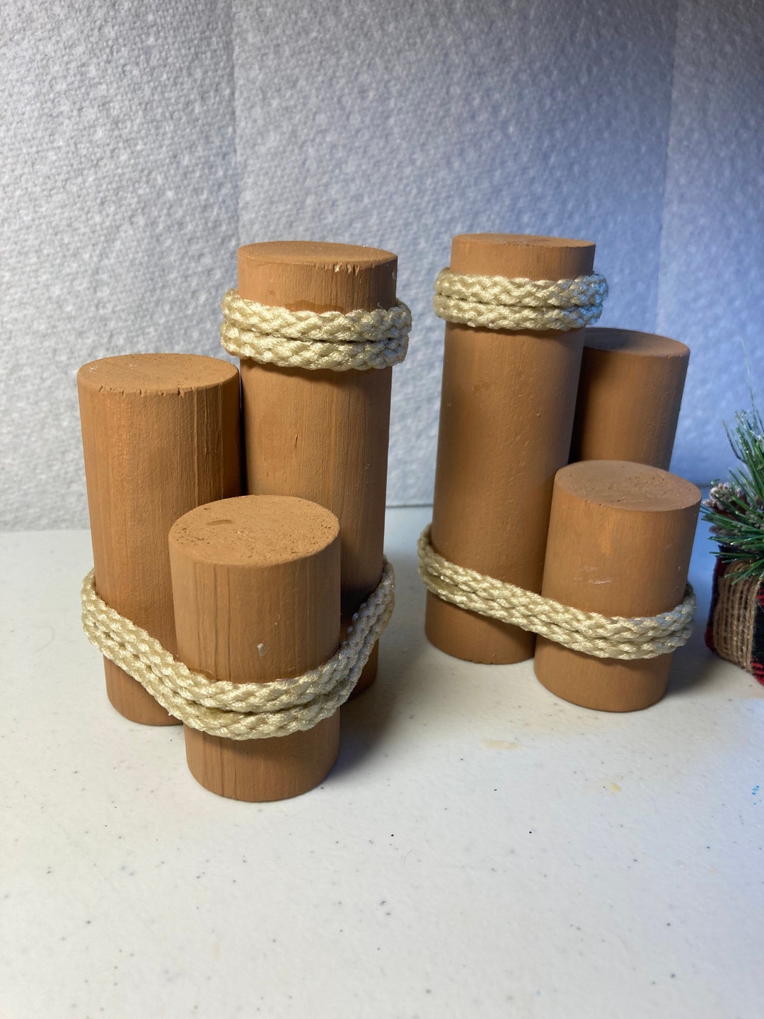 Nautical Pilings, Mini Nautical Pilings, Nautical Posts, Beach Decor ...