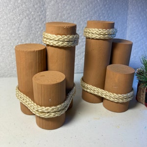 Nautical Pilings, Mini Nautical Pilings, Nautical Posts, Beach Decor ...