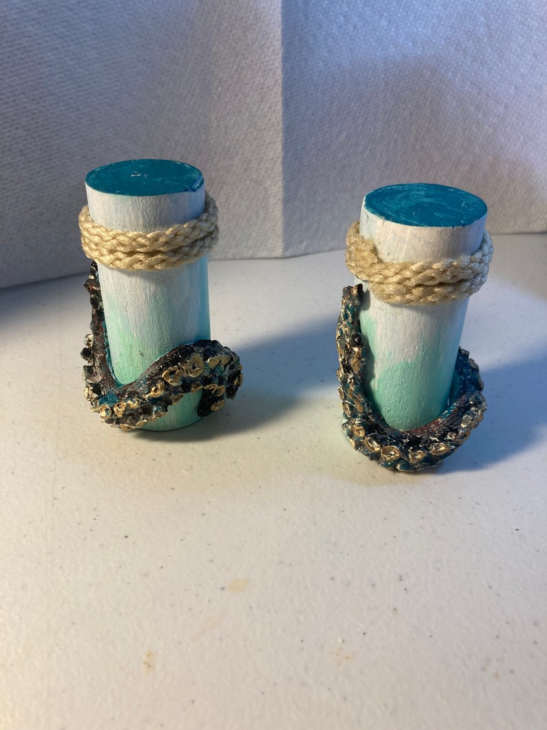 Nautical Pilings, Mini Nautical Pilings, Nautical Posts, Beach Theme ...