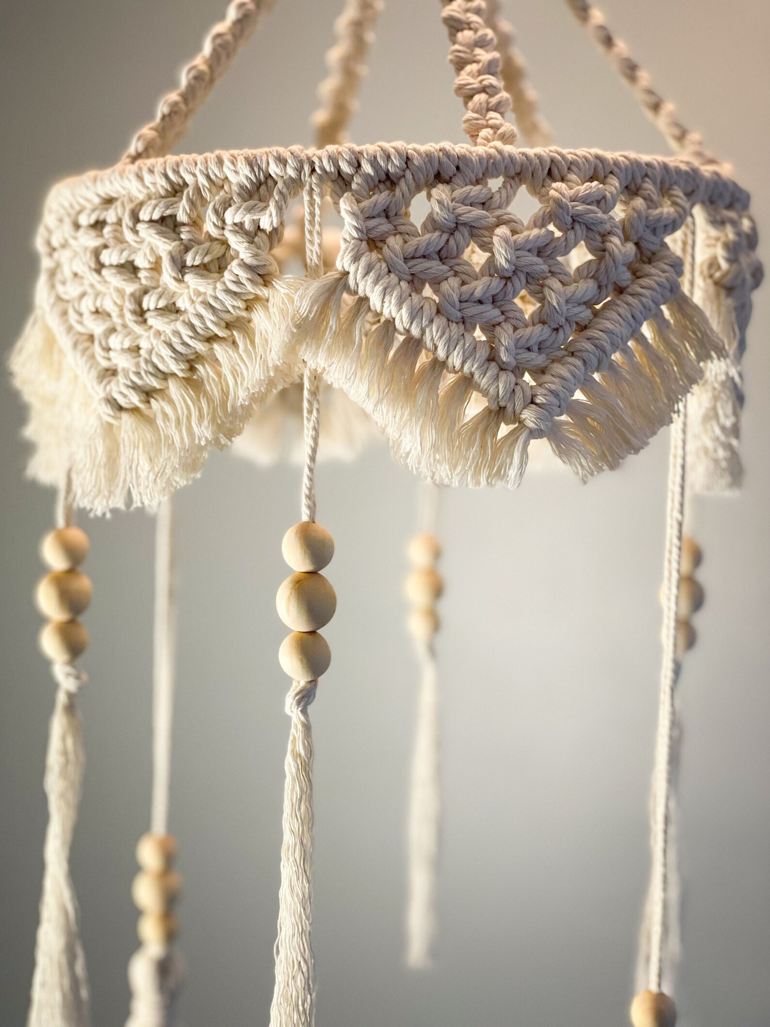 Boho Nursery Mobile Boho Nursery Crib Baby Mobile Gender - Etsy