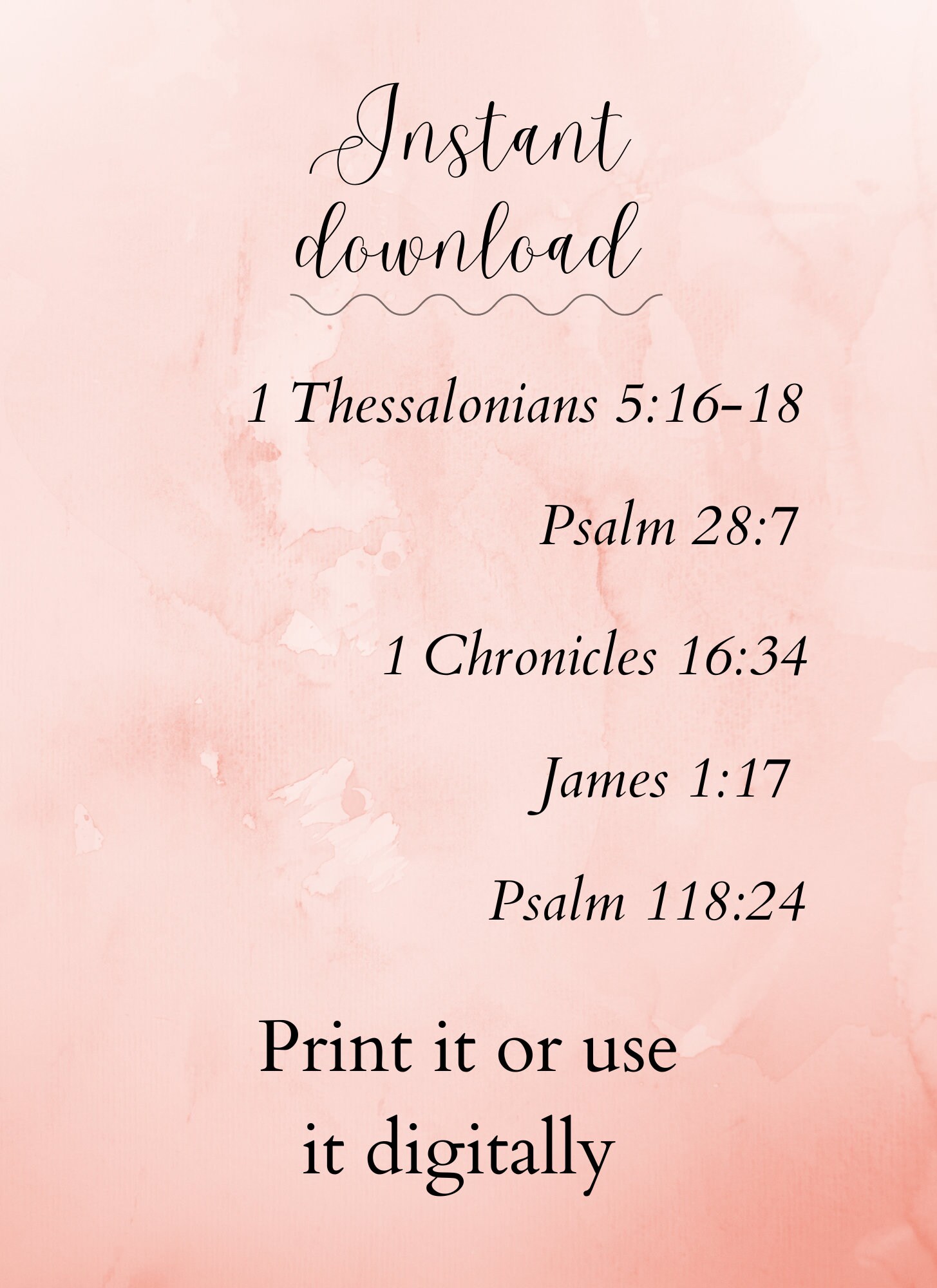 Printable Daily Gratitude Journal With Scripture Bible Verses christian ...