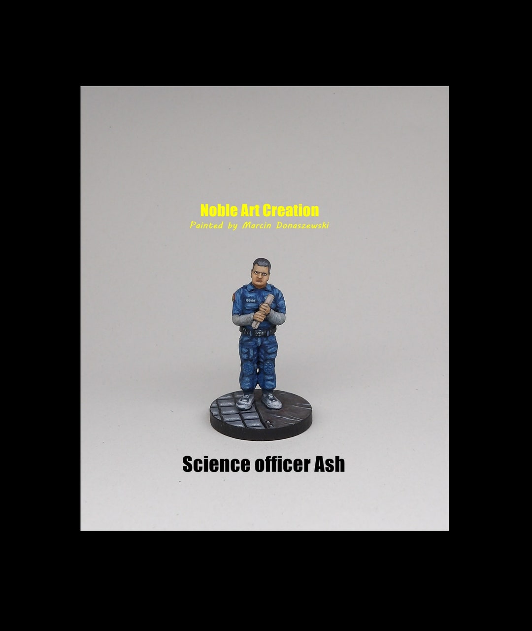 Pro Painted Science Officer Ash 32 Mm Miniature / Sci-fi / Hand Painted ...