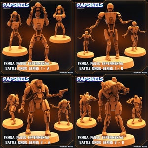 Papsikels Miniatures Sci-fi Corpo Cop Collection / Police / Cyborg ...