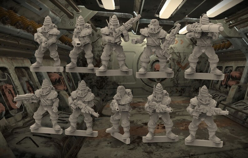 Sci-fi Space Pirates Squad / Space Marauders set 10 - Etsy