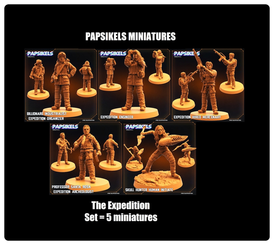 Papsikels Miniatures | Sci-fi Science Expedition & Corporate ...