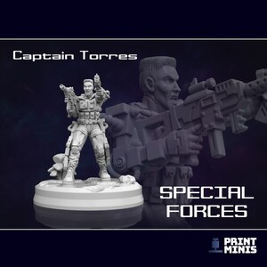 Print Minis Sci-fi Special Forces Long Range Recon Team / Commandos ...