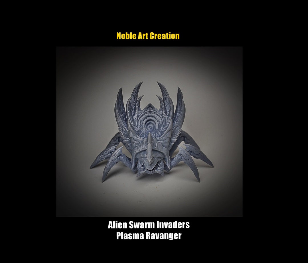Sci-fi Alien Swarm Intruders Plasma Ravanger / Alien Swarm Invaders ...