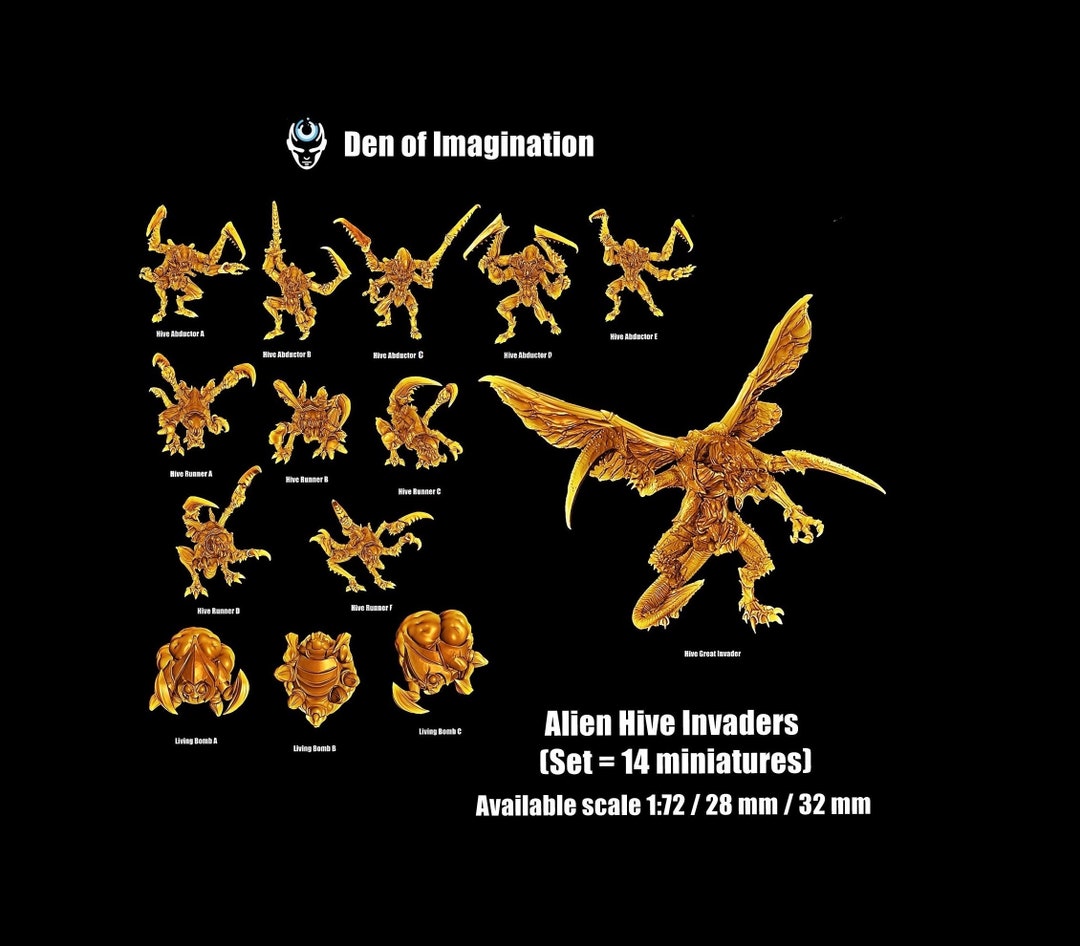 Den of Imagination Alien Hive Invaders / Alien Hive Abductors / Hive ...