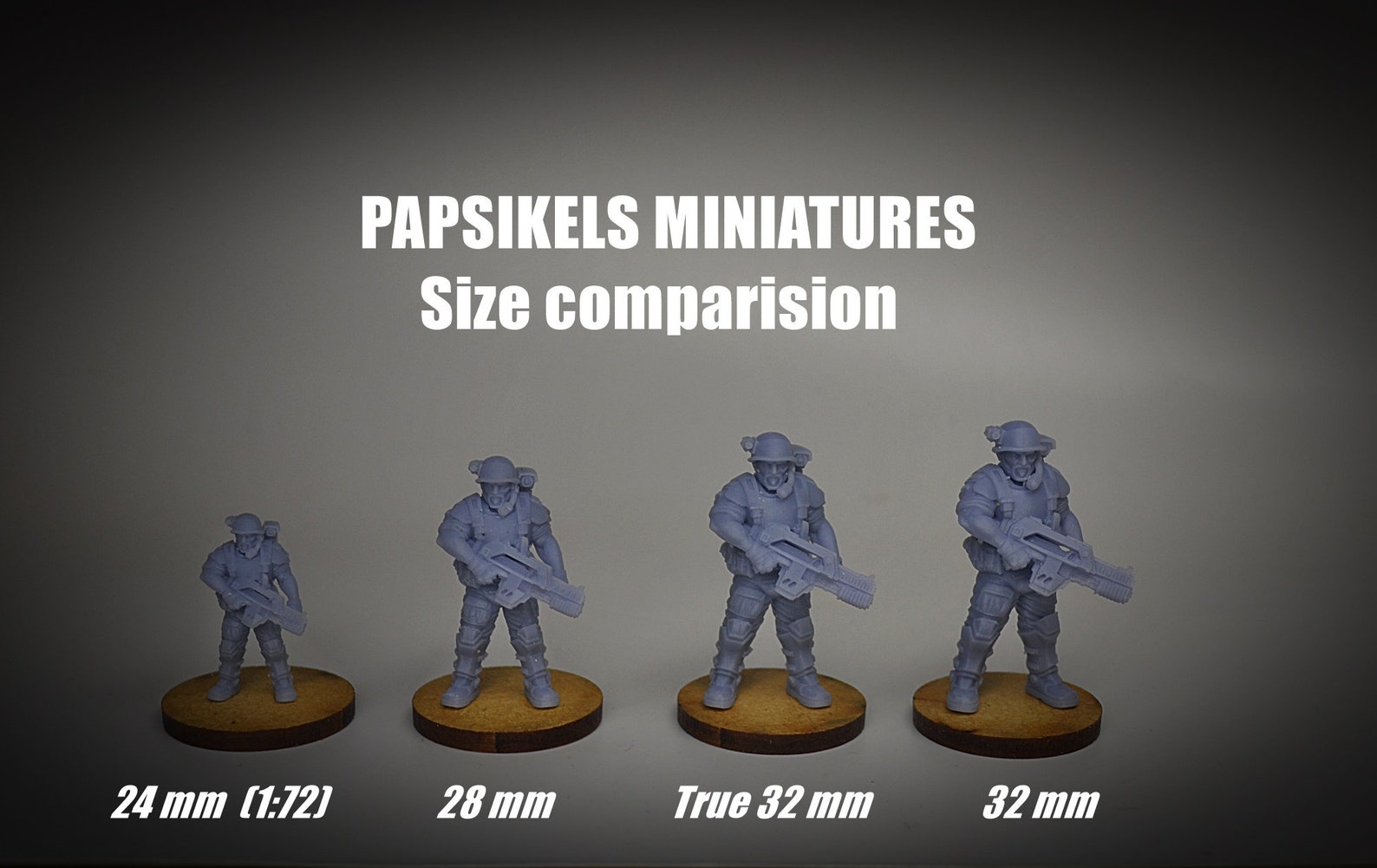 Papsikels Miniatures Sci-fi Colonial Marines Space Explorers / - Etsy