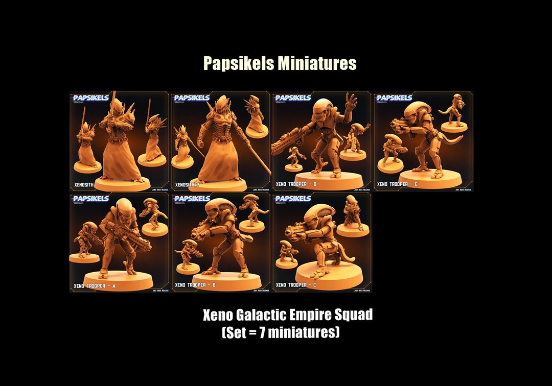 Papsikels Xeno Galactic Empire Battle Squad / Stormtroopers / Xenosith ...