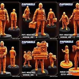 Papsikels Sci-fi Synthetic Androids Workers / Working bro / AvP ...