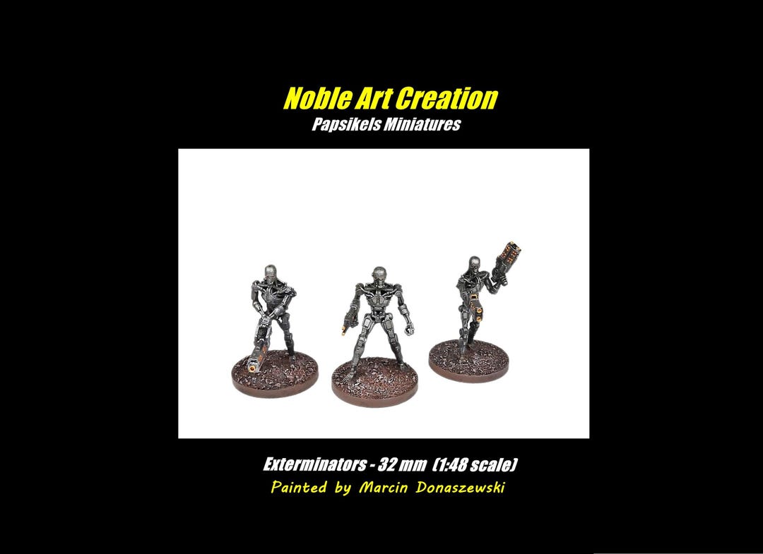 Papsikels Miniatures Hand Painted Exterminators Models / Pro Painted ...