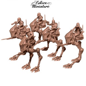 Sci-fi Galactic Stormtrooper AT-RT Recon Squad 32 Mm - Legion ...