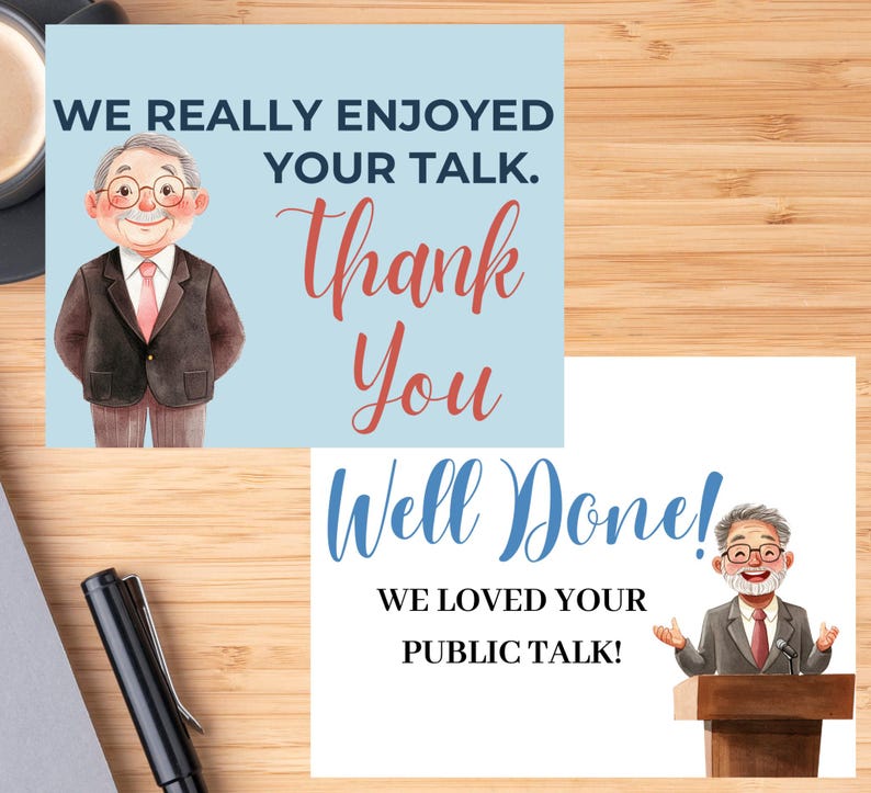 JW Thank You Card for Elders Public Talk Thank You Card JW Public Talk ...