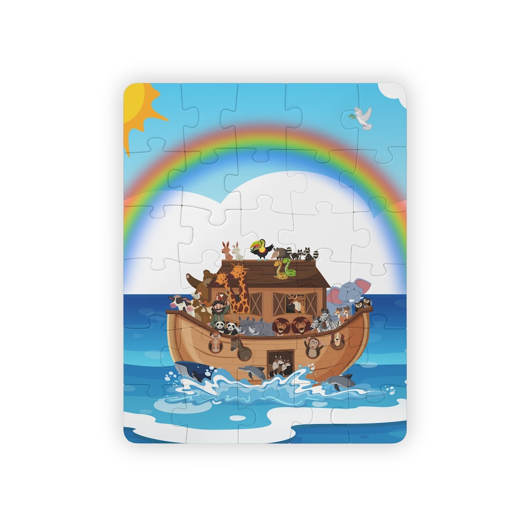 Bible-themed Noah's Ark Kids' Puzzle, 30-piece Noah's Ark Puzzle Kid's ...