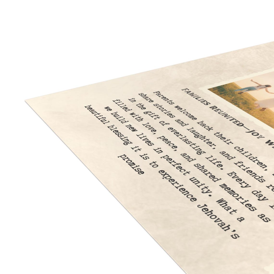 PRINTABLE JW Postcards From Paradise New System Articles and Photos for ...