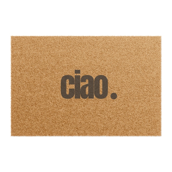 Ciao Doormat - Etsy