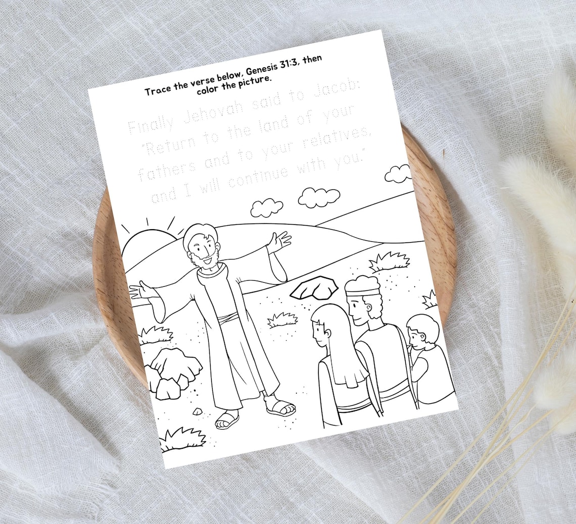 JW Toddler Meeting Workbook – Printable Quiet Time Activities for JW ...