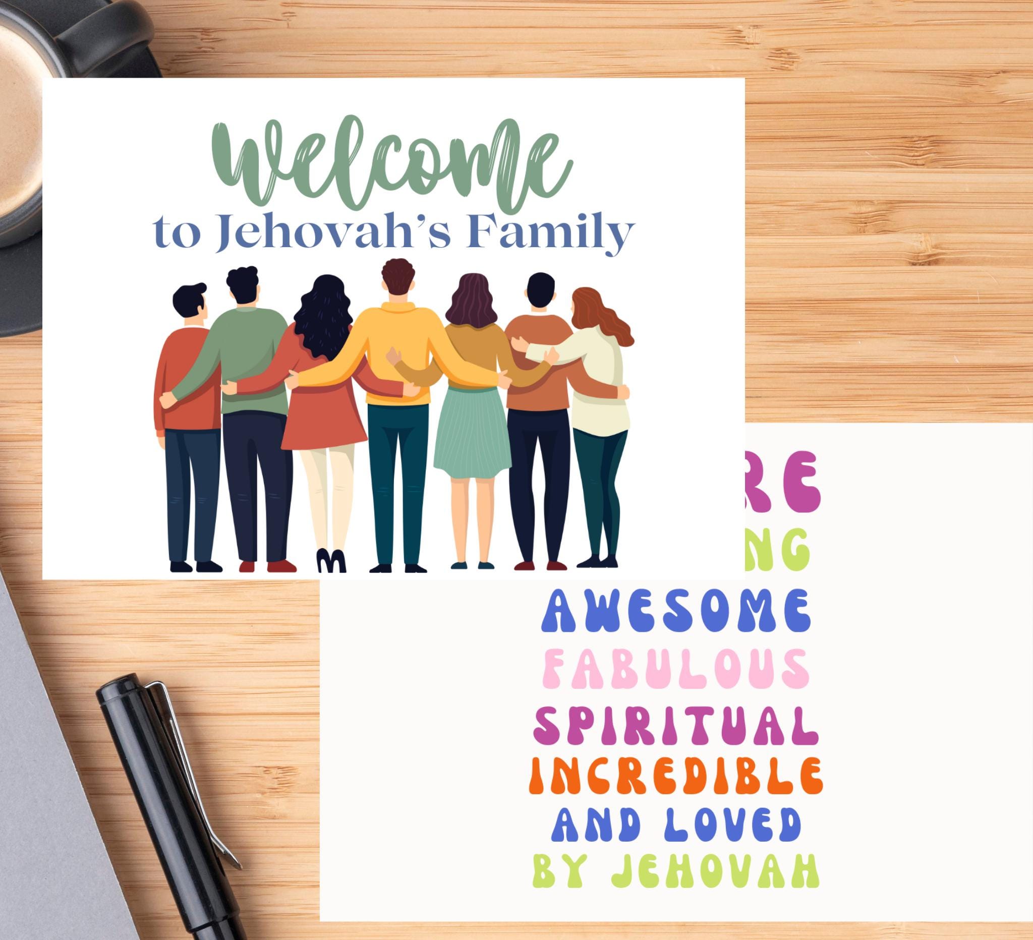 JW Baptism Card Congratulations on Baptism Card Best Life Ever JW Card ...