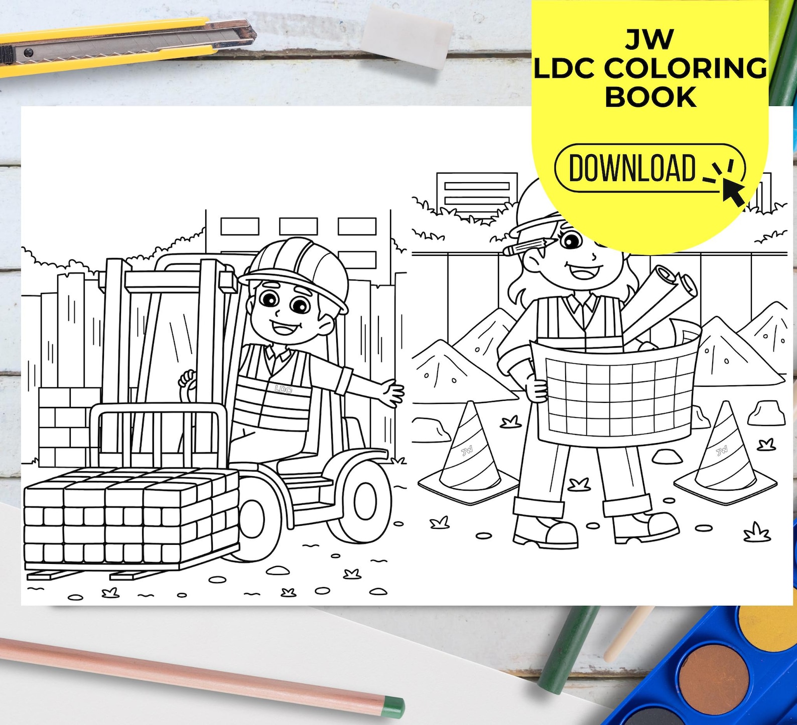 JW Kids LDC Coloring Pages Jw Coloring Pages JW Kids Gifts Jw Kids ...
