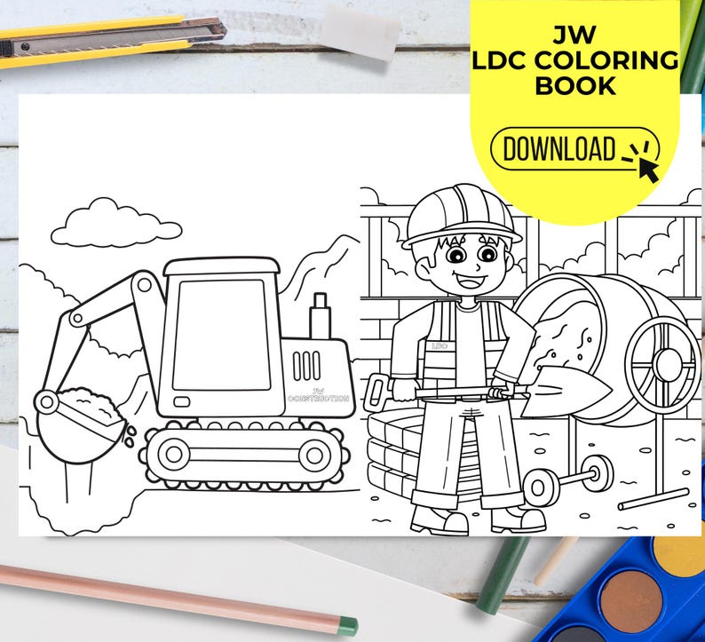 JW Kids LDC Coloring Pages Jw Coloring Pages JW Kids Gifts Jw Kids ...
