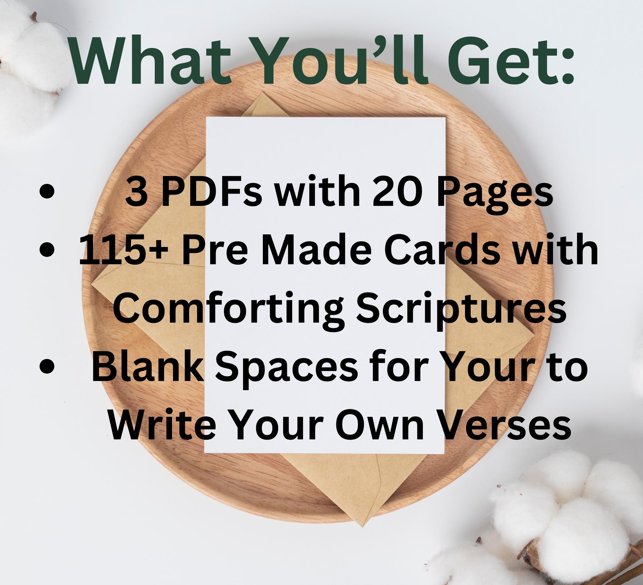 JW Bible Verses for Emotions and Feelings Scripture Jar Read Me When ...