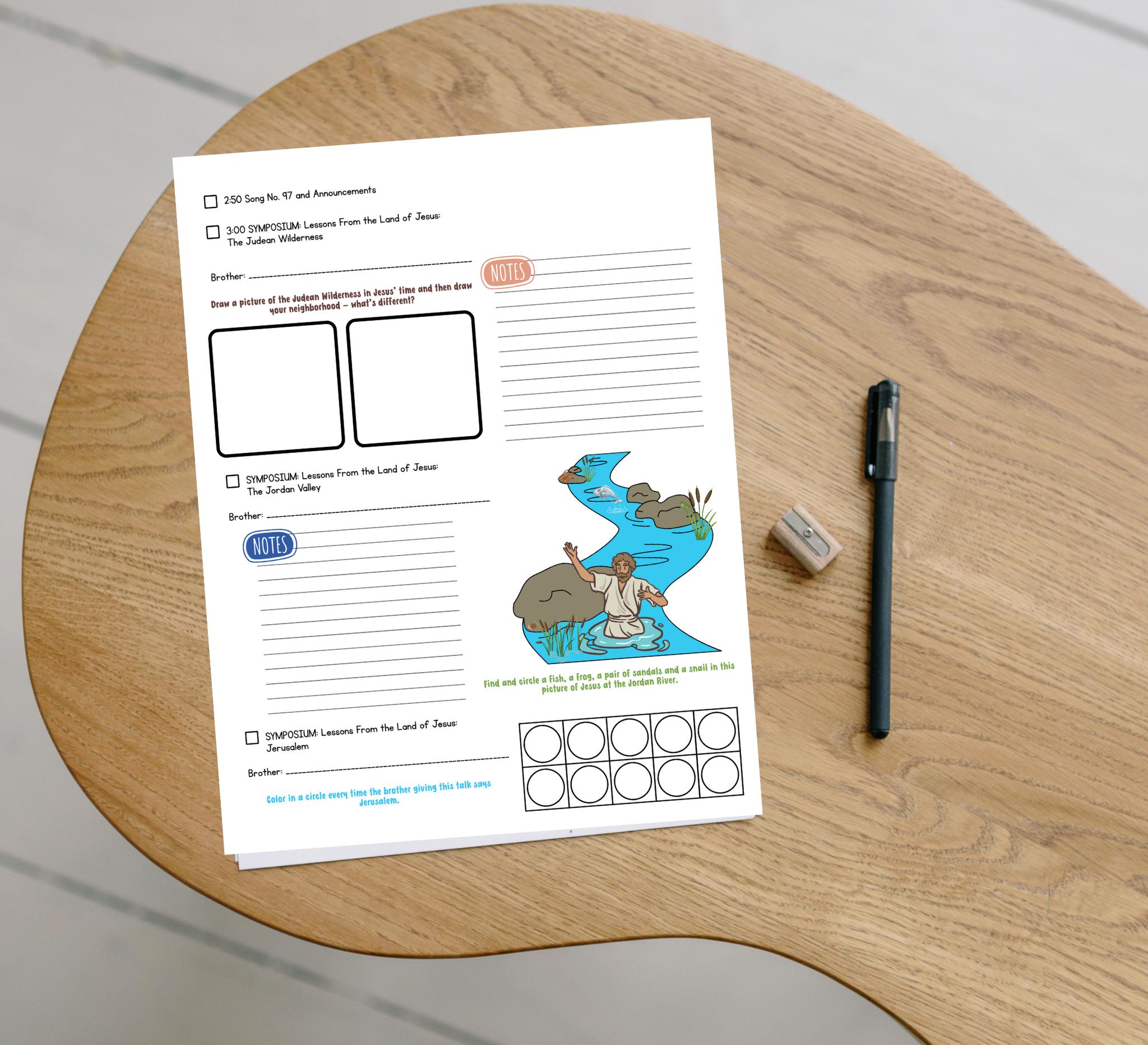 JW Pure Worship Kids PRINTABLE Activity Book for 2025 Regional ...